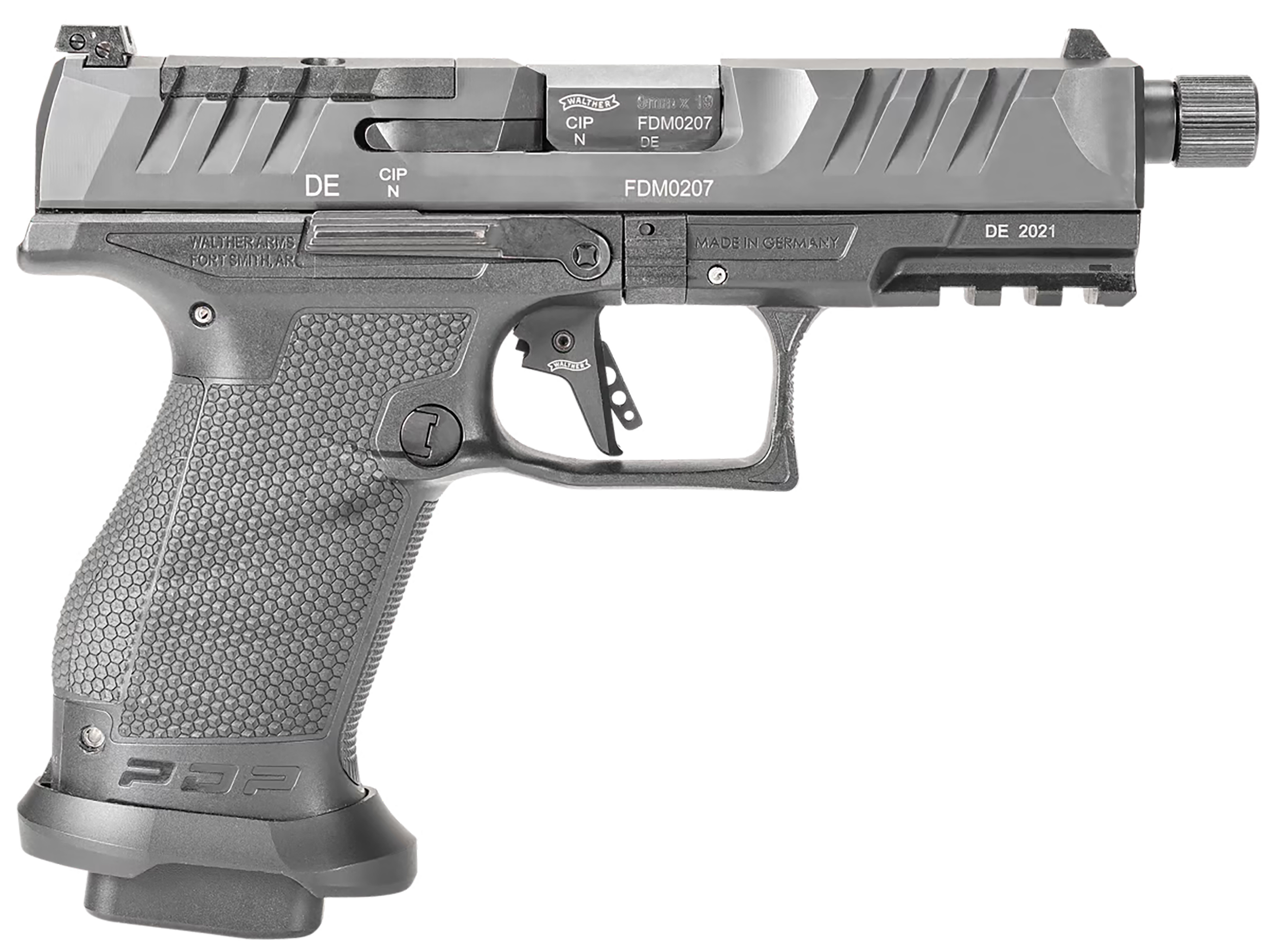 Walther PDP Compact Pro SD Pistol 2844176, 9mm Luger, 4.60", Duty ...