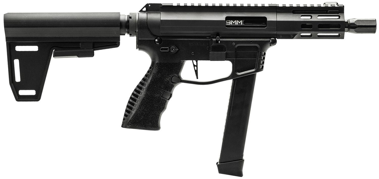 GFORCE Arms Jawbone Semi-Auto Pistol GFHYB5, 9mm, 5", Black QPQ ...