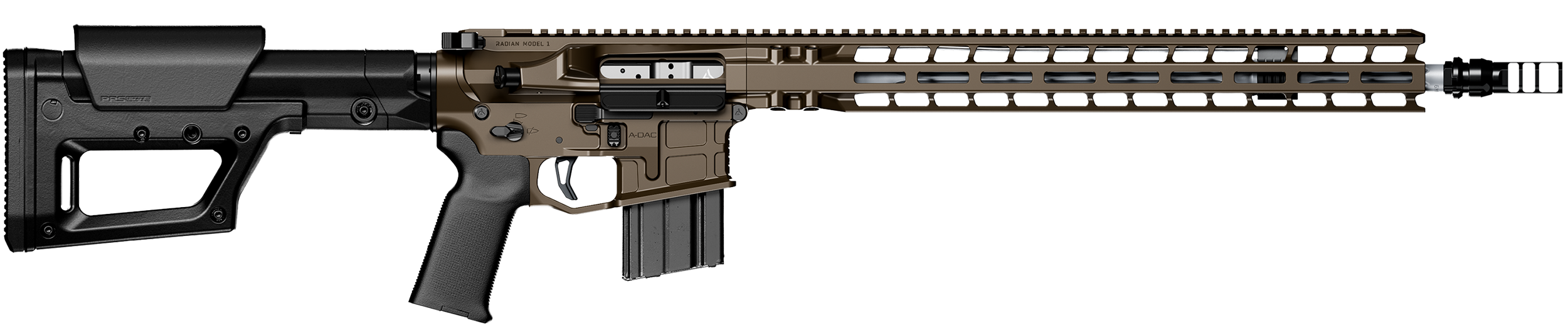 Radian Weapons Model 1 Pistol Rifle R0856, 6mm ARC, 18", SB Tactical ...