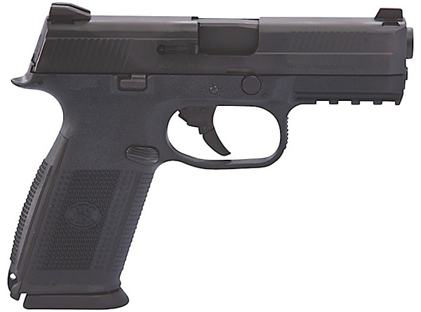 FN Herstal FNS40 Pistol 66764, 40 S&W, 4 in, Black Polymer Grip, Black ...
